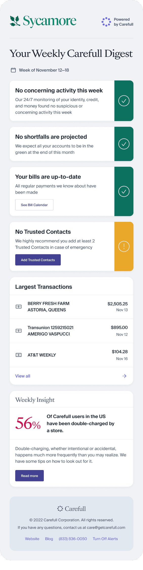 Carefull For Advisors | The financial safety service